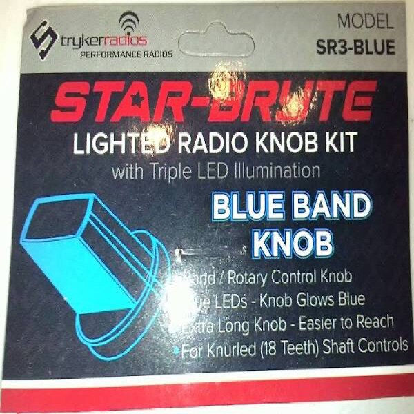 Stryker Blue Lighted Band Nitro Knob | Ramko Distributing